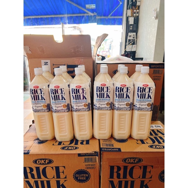 Okf Korea Unsweetened Rice Water 1.5L (1 Bottle) | Shopee Singapore