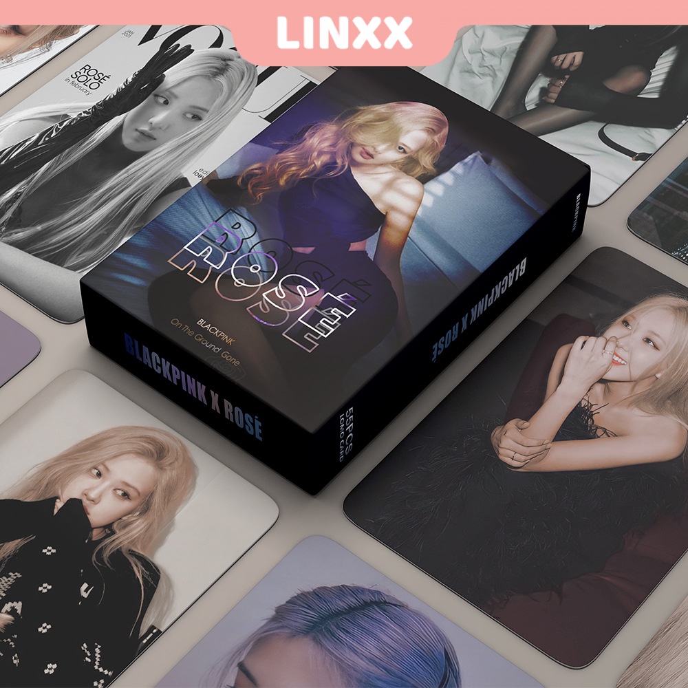 55 Pcs ROSE Album Lomo Card Kpop Photocards Postcards BLACKPINK ROSE ...