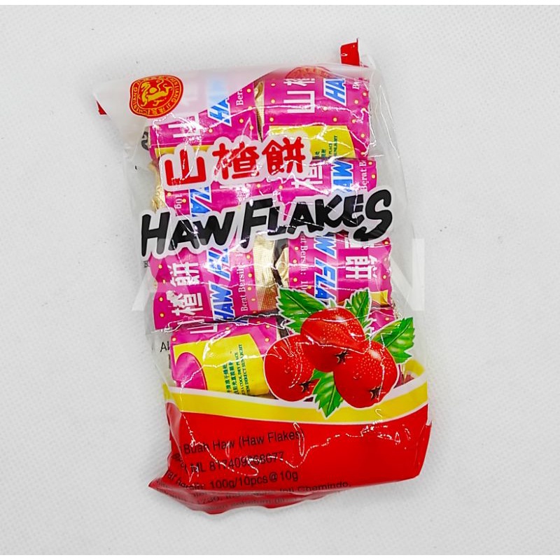 Haw flakes/Candied sanca Fruit Candy 80gr | Shopee Singapore