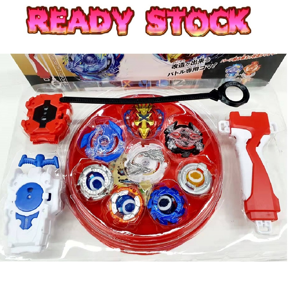 Beyblade Burst Surge B-174 LIMIT BREAK DX Set With Launcher Sparkling B201Metal Assembled Gyro ...