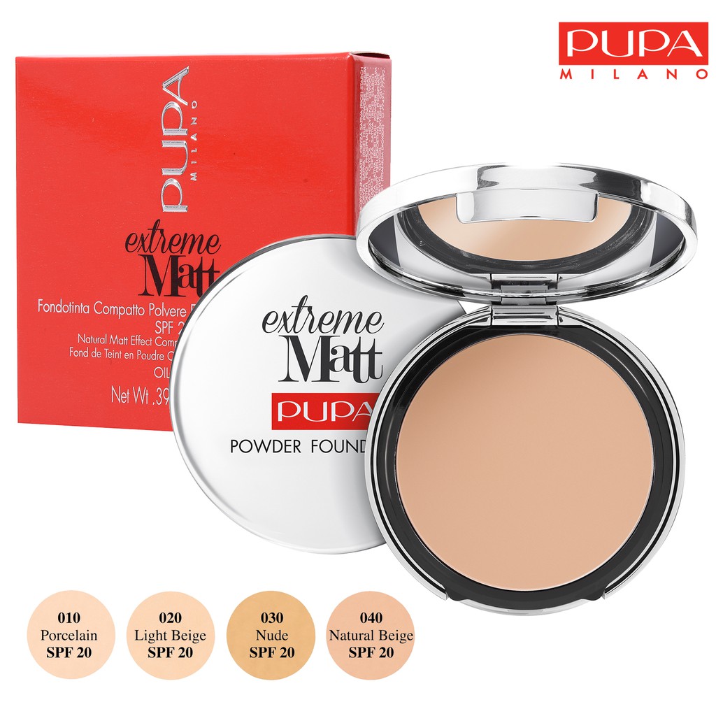 Pupa Milano Extreme Matt Powder Foundation: Natural matt effect ...