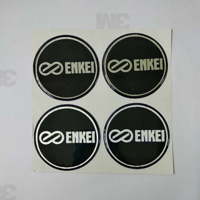 4 X 56mm/4 X 41mm ENKEI Rim Hub Center Caps Emblem Badge Sticker ...