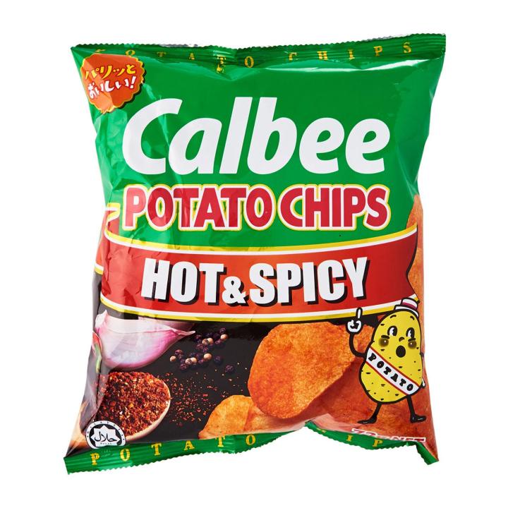Calbee Assorted Flavours Potato Chips (Hot & Spicy/Seaweed/Sour Cream ...