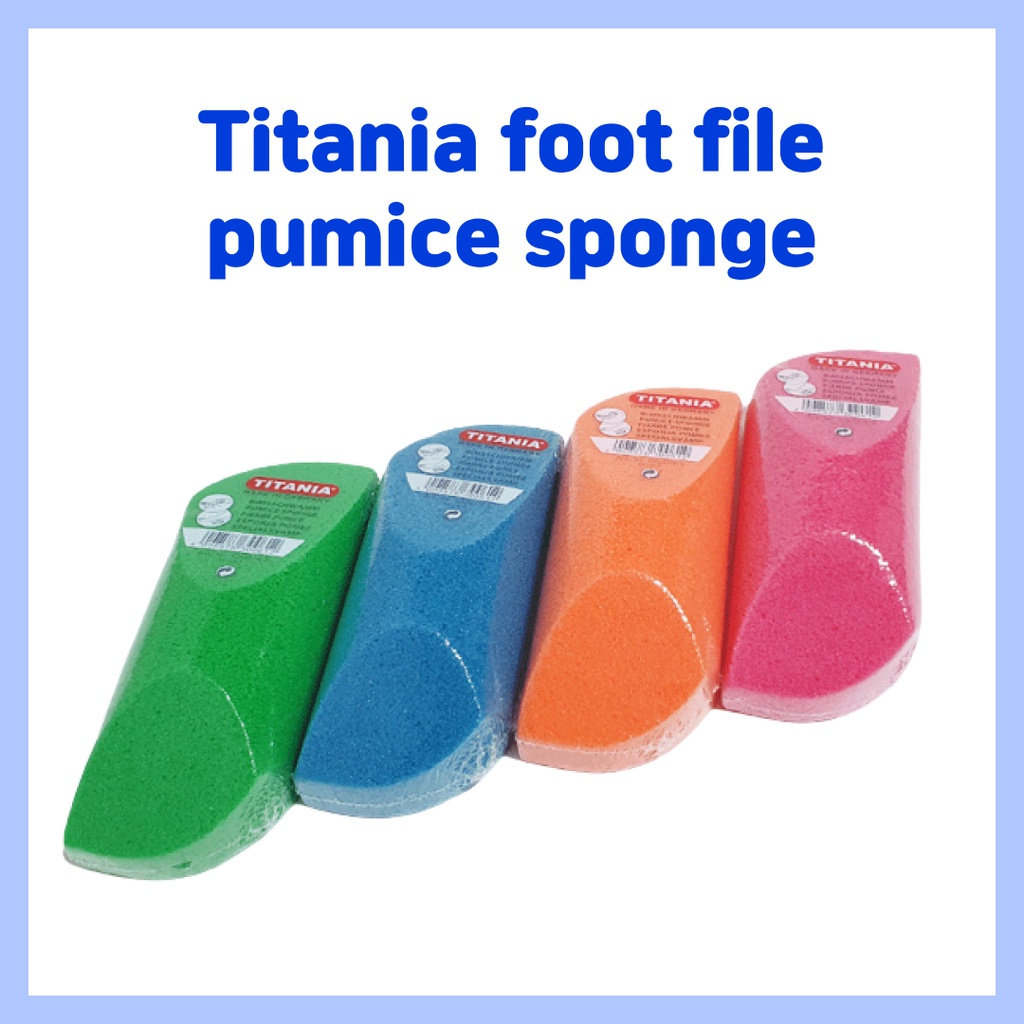 Titania foot file pumice sponge 12g /callus corn remover foot spa ...