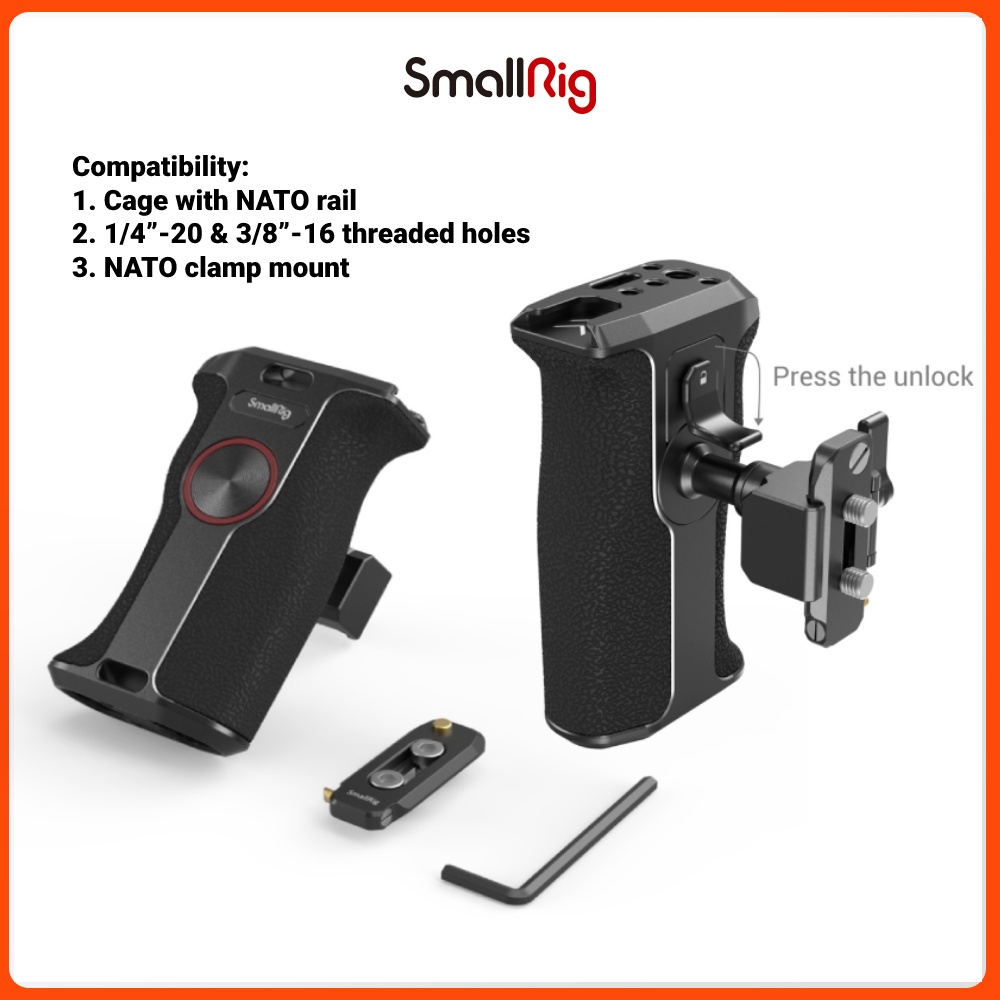 SmallRig Rotating NATO Handle (Left Side) -3260 | Shopee Singapore