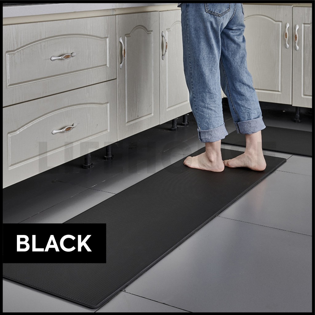 PU Mat Anti Slip Mat Kitchen Floor Mat Rug Kitchen Carpet Alas Kaki ...