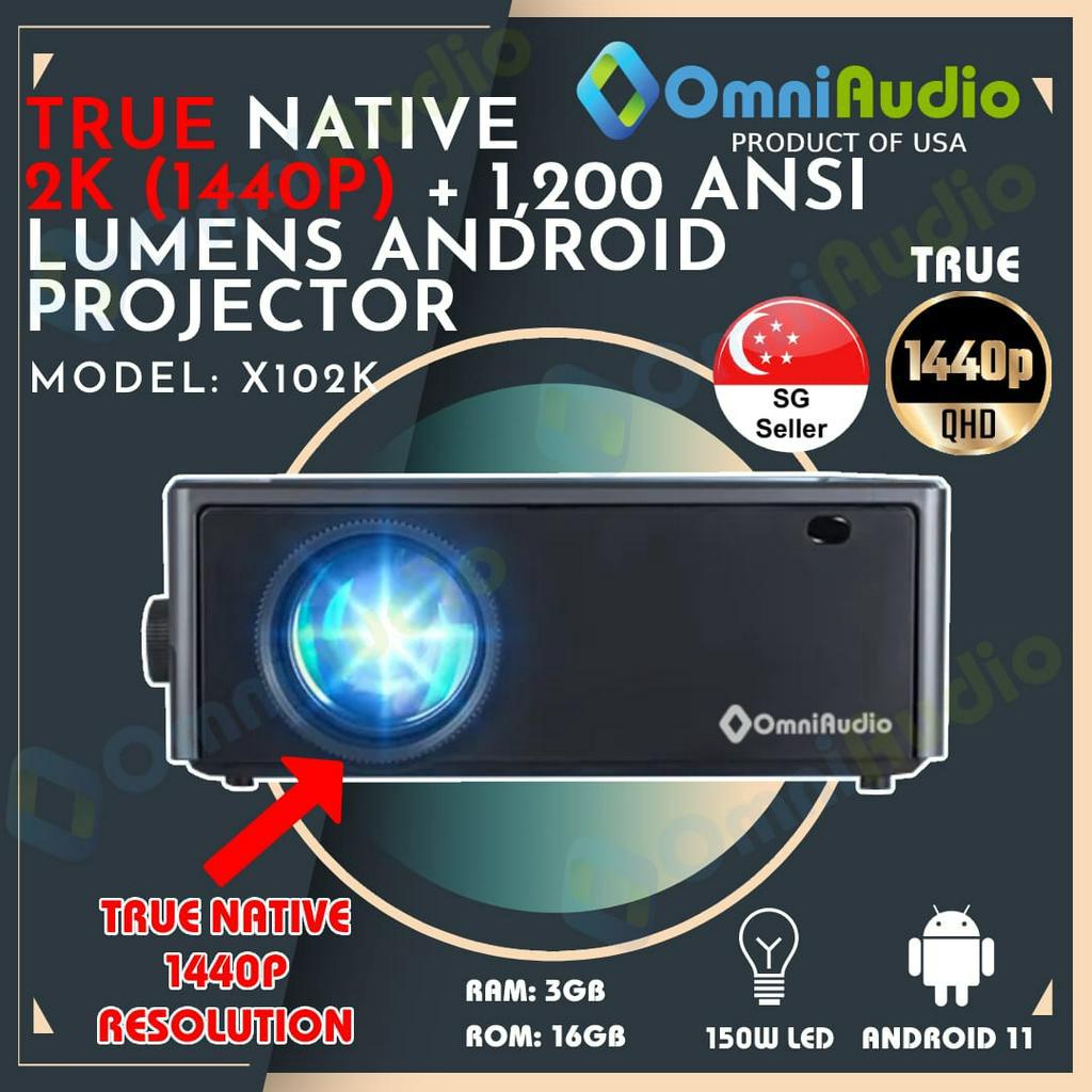 [TRUE NATIVE 1440P / 2K RESOLUTION ANDROID 11 | 1,200 ANSI LUMENS ...