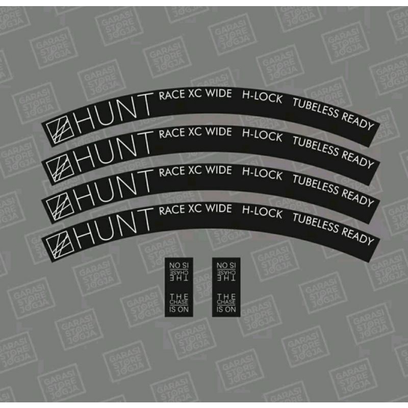 Decal Sticker Rims HUNT Race XC Wide | Shopee Singapore