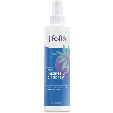 Life-flo Pure Magnesium Oil Spray (237 ml) Free Branded Nail Polish ...