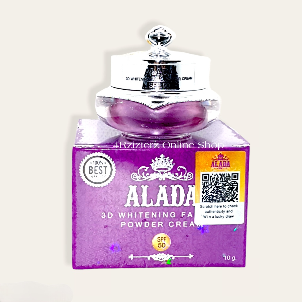 Alada 3D Whitening Facial Powder Cream SPF50+++ (AUTHENTIC) | Shopee ...