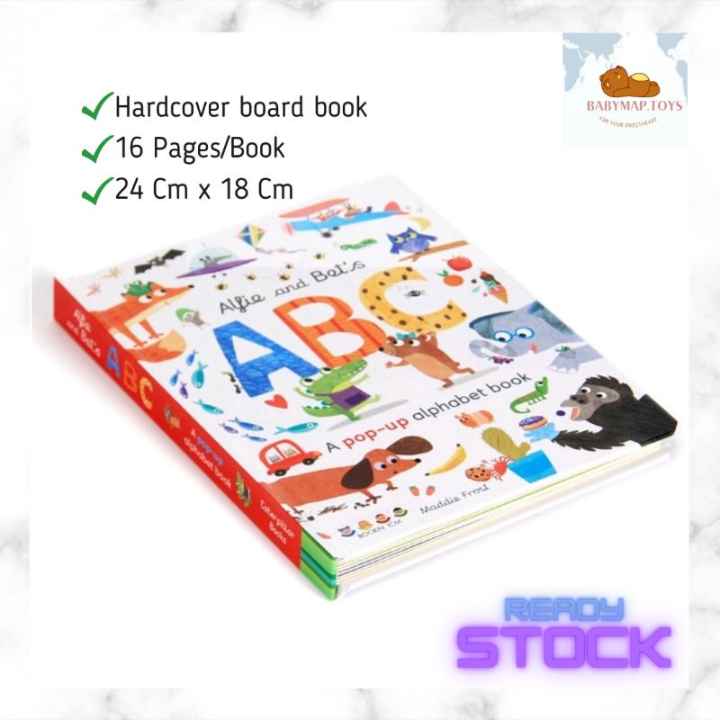 Pop up Alphabet Book Abc Fun 3D Colorful English Children Preschool ...