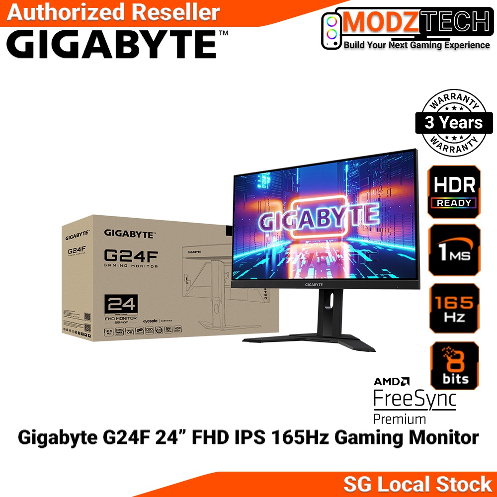 Gigabyte G24F 24" FHD IPS 165Hz / 170Hz (OC) Gaming Monitor | Shopee ...