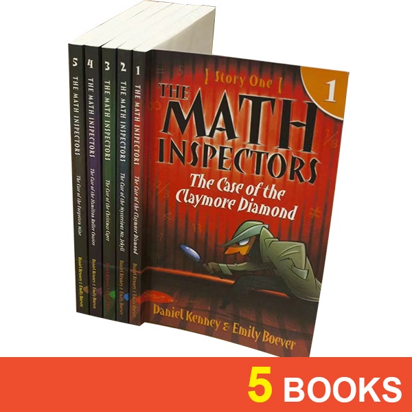 [SG Stock] The Math Inspectors Boxed Set (5 Books) | Shopee Singapore