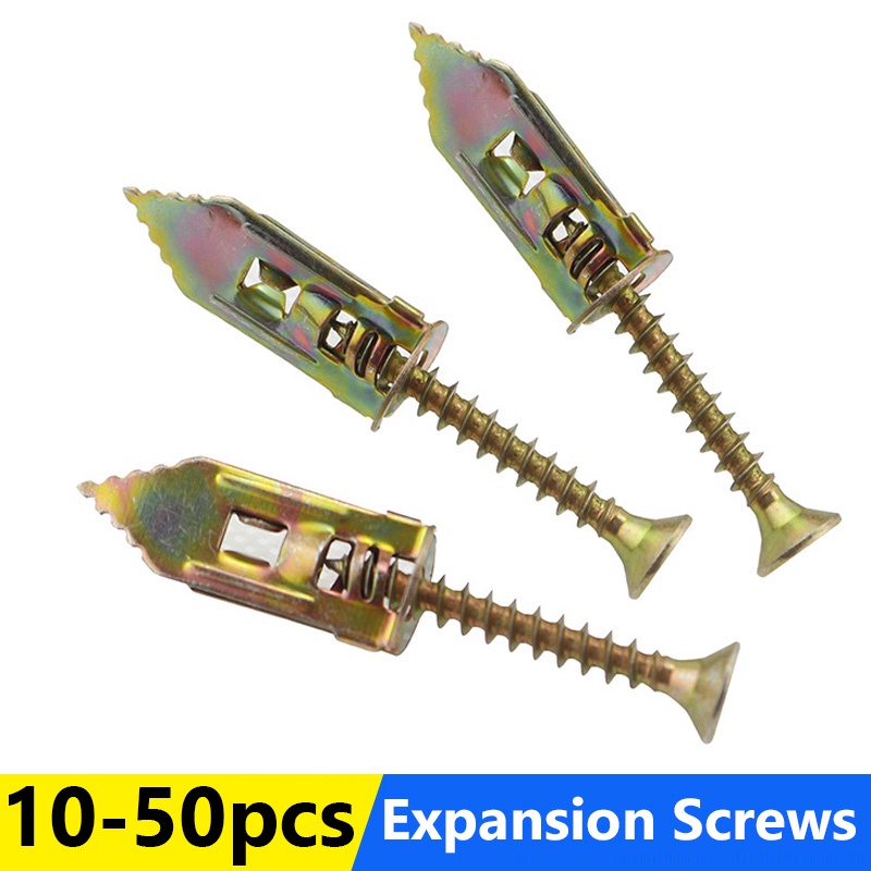 50/20/10pcs Expansion Screws Home Self Drilling Drywall Anchor Set ...