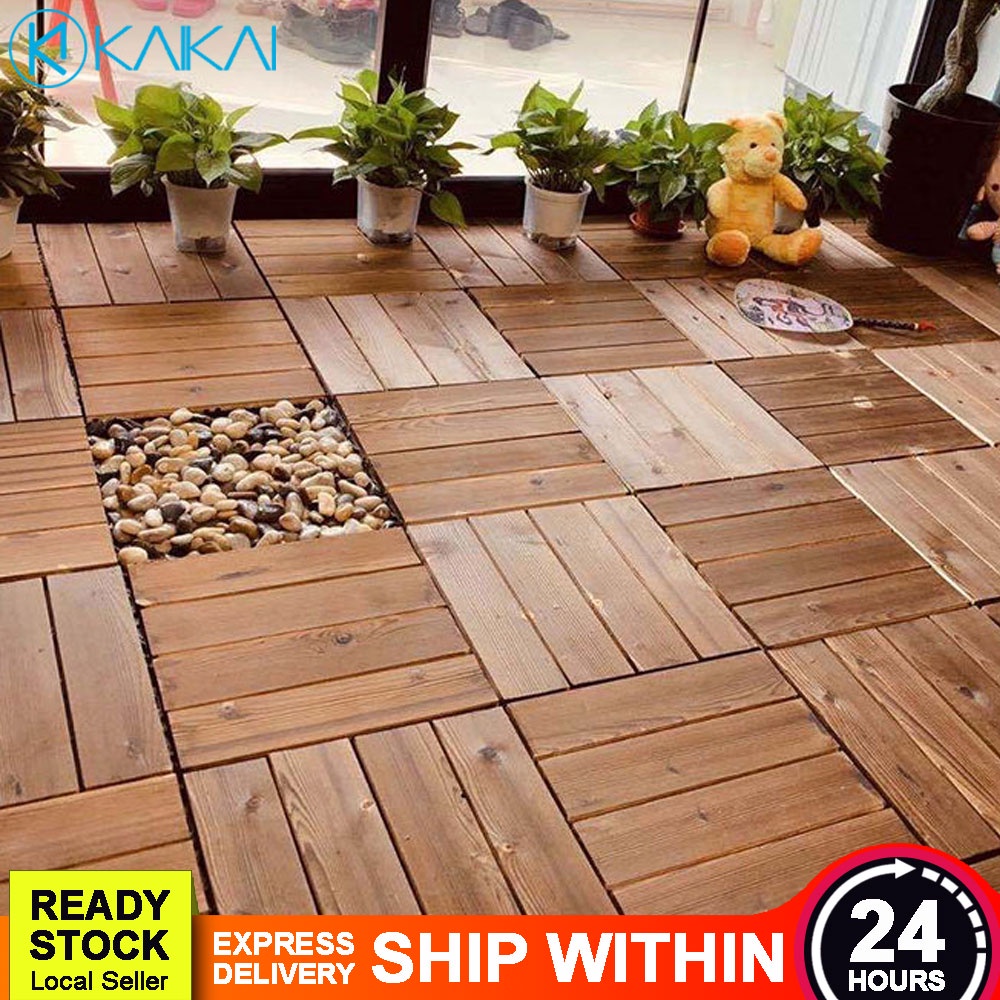 Detachable Interlocking Floor Tiles Anti Skid Waterproof Decking Patio ...