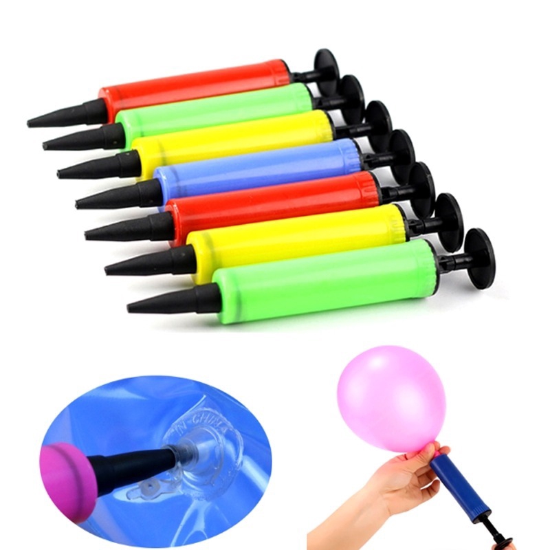 Mini portable balloon air pump birthday wedding party balloon inflate ...