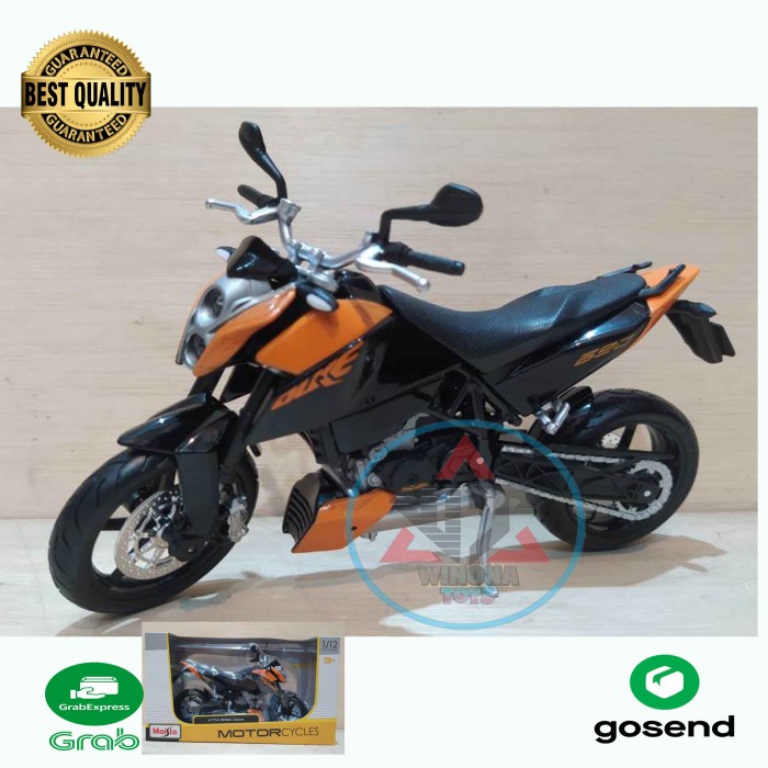Maisto Motorcycle KTM 690 DUKE 1:12. Scale | Shopee Singapore