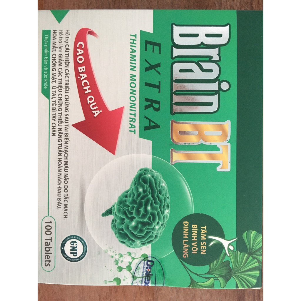 Brain extra BT 100 tablets) - Supports increased Brain circulation ...