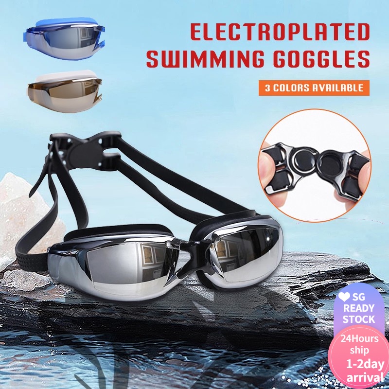Perfect Swimming Goggles Anti-fog UV protection Lens Diving Googles ...