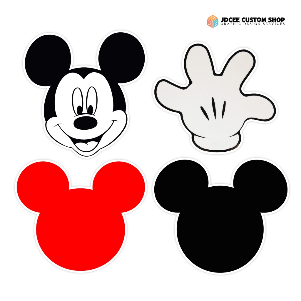 Mickey Minnie Mouse Sticker Waterproof Sticker | Vinyl | Car | Motor ...