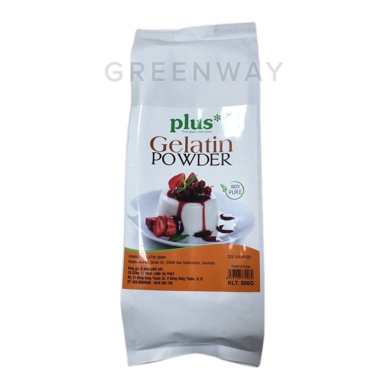 Gelatin powder German brand Plus 500g pack | Shopee Singapore