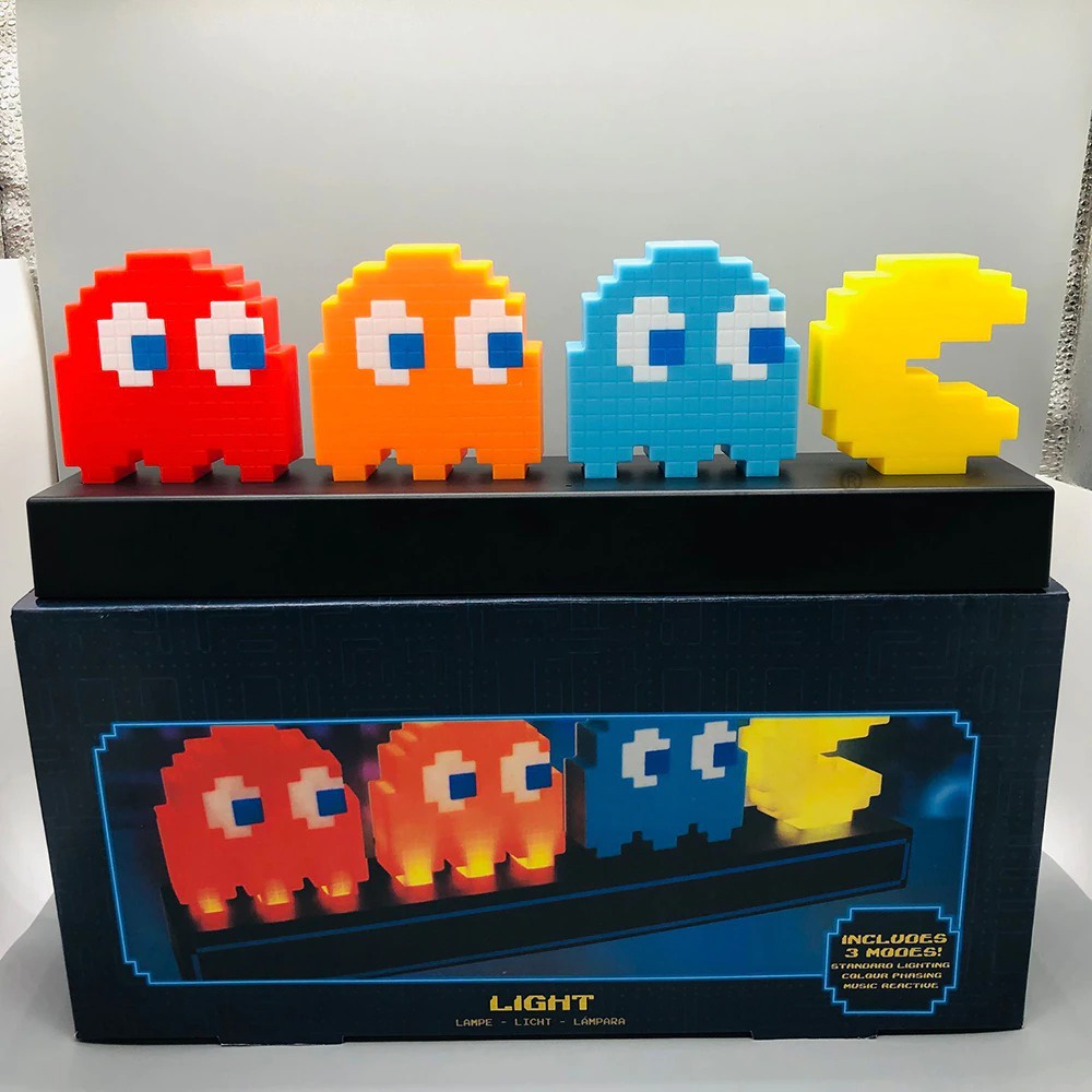 Icon Light Pac Man Pixel Lamp Visual Illusion 3D Game Icon Light LAMP ...