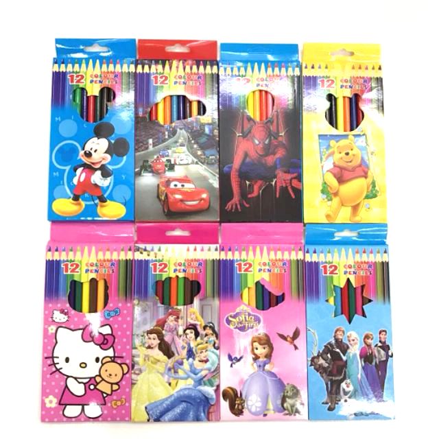 Character color pencil (12color) | Shopee Singapore