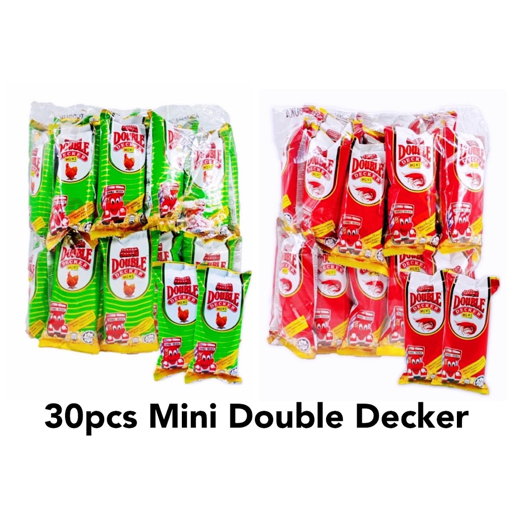 30pack Mini Double Decker Snack Chicken / Prawn / Cheese | Shopee Singapore