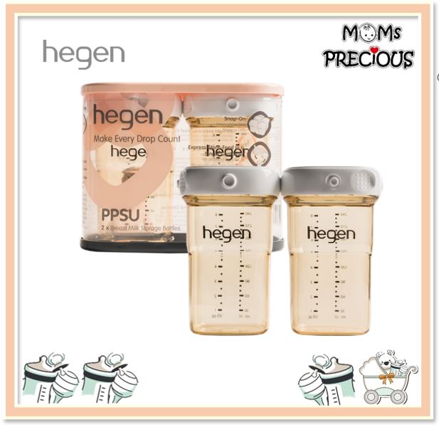 Hegen PCTO Breast Milk Storage Bottle PPSU, 240ml/8oz (2-pack) | Shopee Singapore