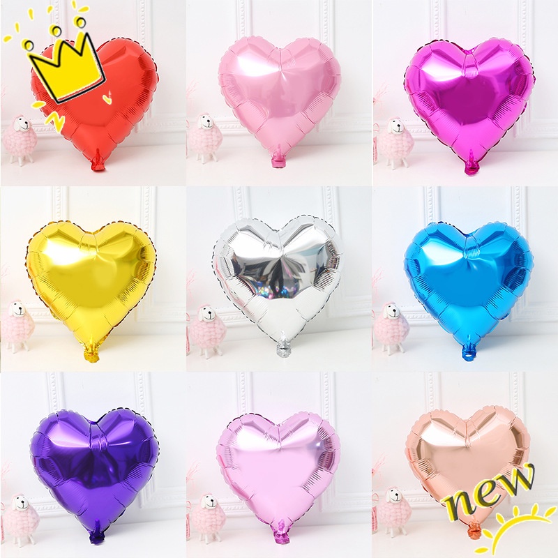 Balloon 5 inch/10 inch/18 inch/24 inch heart-shaped aluminum foil ...