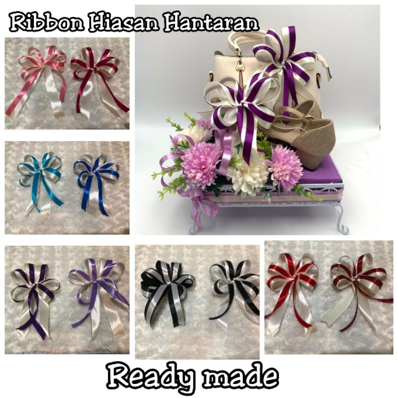Ribbon Hiasan Hantaran Made (16 colors) | Shopee Singapore
