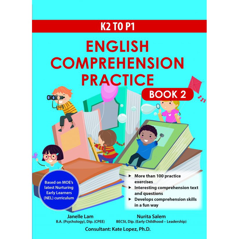 K2 to P1 English Comprehension Practice Book 2 / English language ...