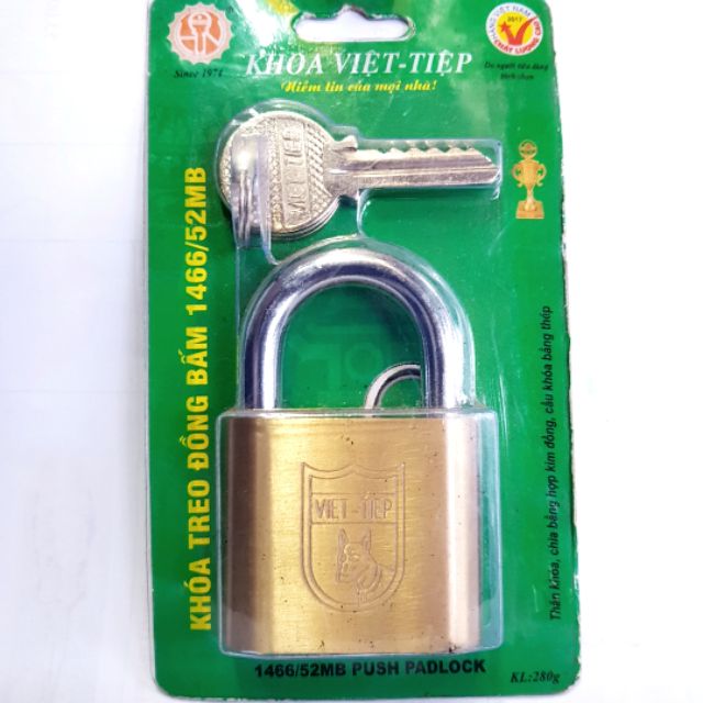 Viet Tiep solid copper lock (5cm) | Shopee Singapore