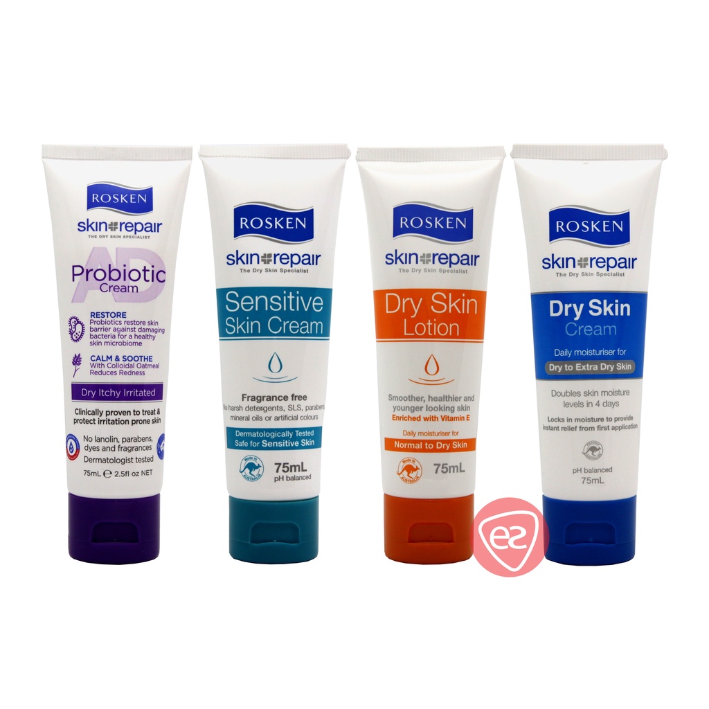 Rosken Skin Repair ( 25ml / 75ml ) Dry Skin Cream / Dry Skin Lotion ...