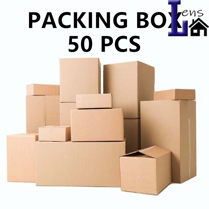 Craft Paper Carton Box Packaging Box Packing Box Paper Boxes Kotak ...