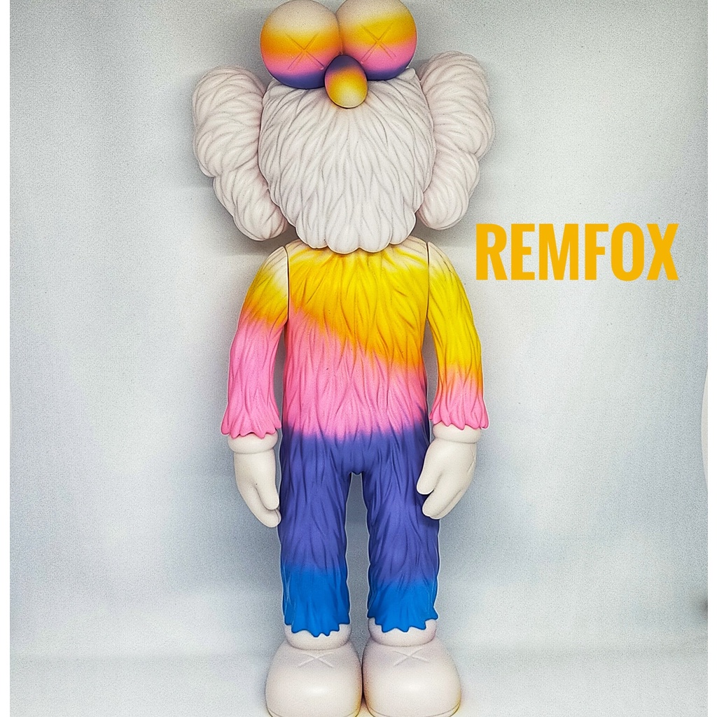 KAWS 34cm Rainbow Kaws BFF Street Art PVC Action Figure Trend Doll/Home ...