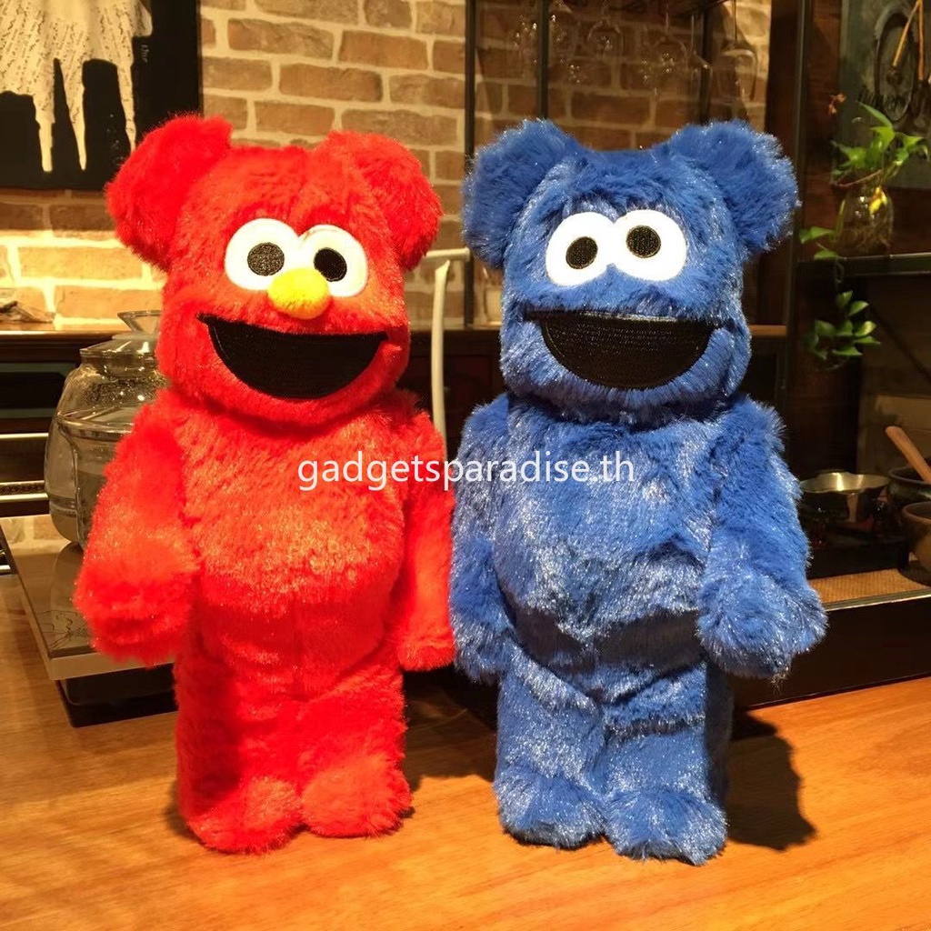 400% Bearbrick Sesame Street Kaws XElmo Oscar Cookie Grover Zoe Ernie ...
