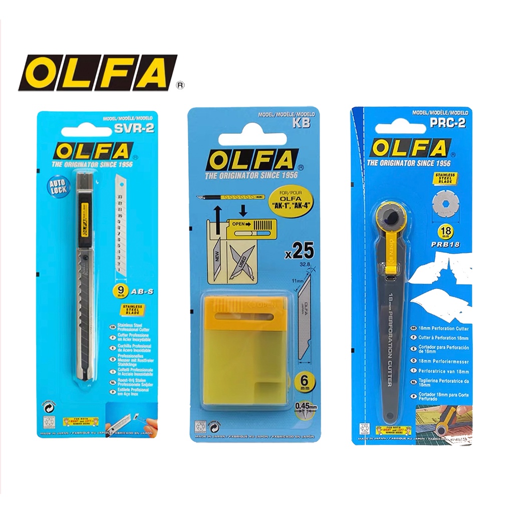 Olfa Stainless Steel Blade Pen Knife Model PRC-2 / SVR-2 / KB / KB-3 ...