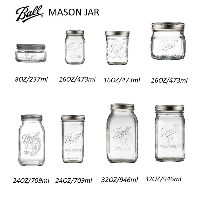 {SG STOCK} Ball Mason Jars Glass Jar YYY | Shopee Singapore