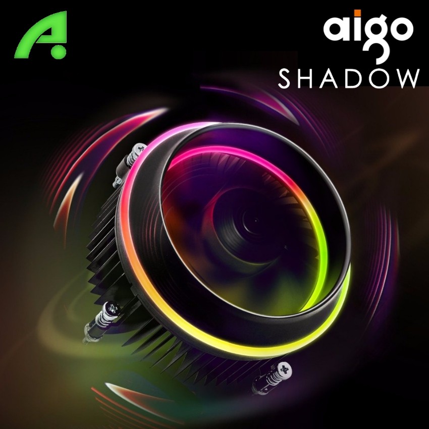 Aigo DarkFlash Shadow Addressable aRGB / RGB CPU Cooler (For Intel ...