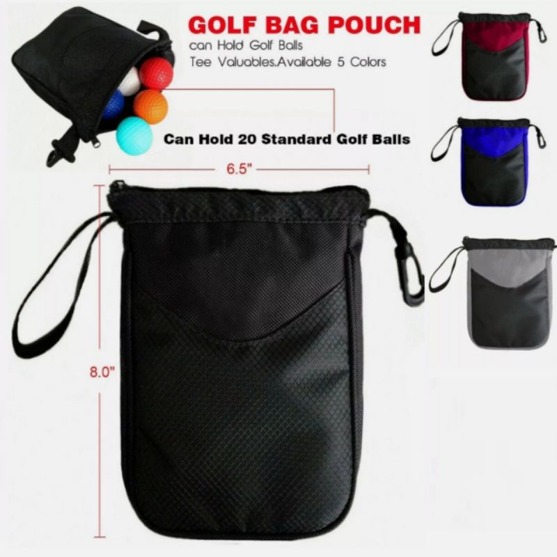 Golf ball bag Golf Tee pouch | Shopee Singapore