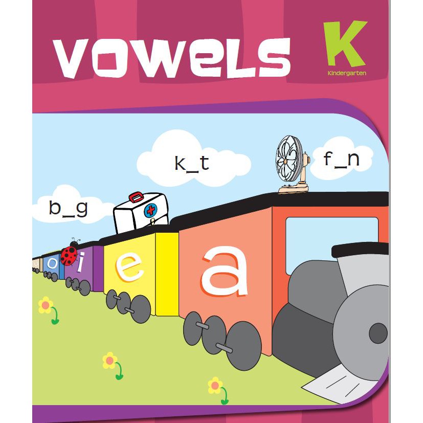 Kindergarten Activity Workbook/Worksheets: Vowels | Shopee Singapore