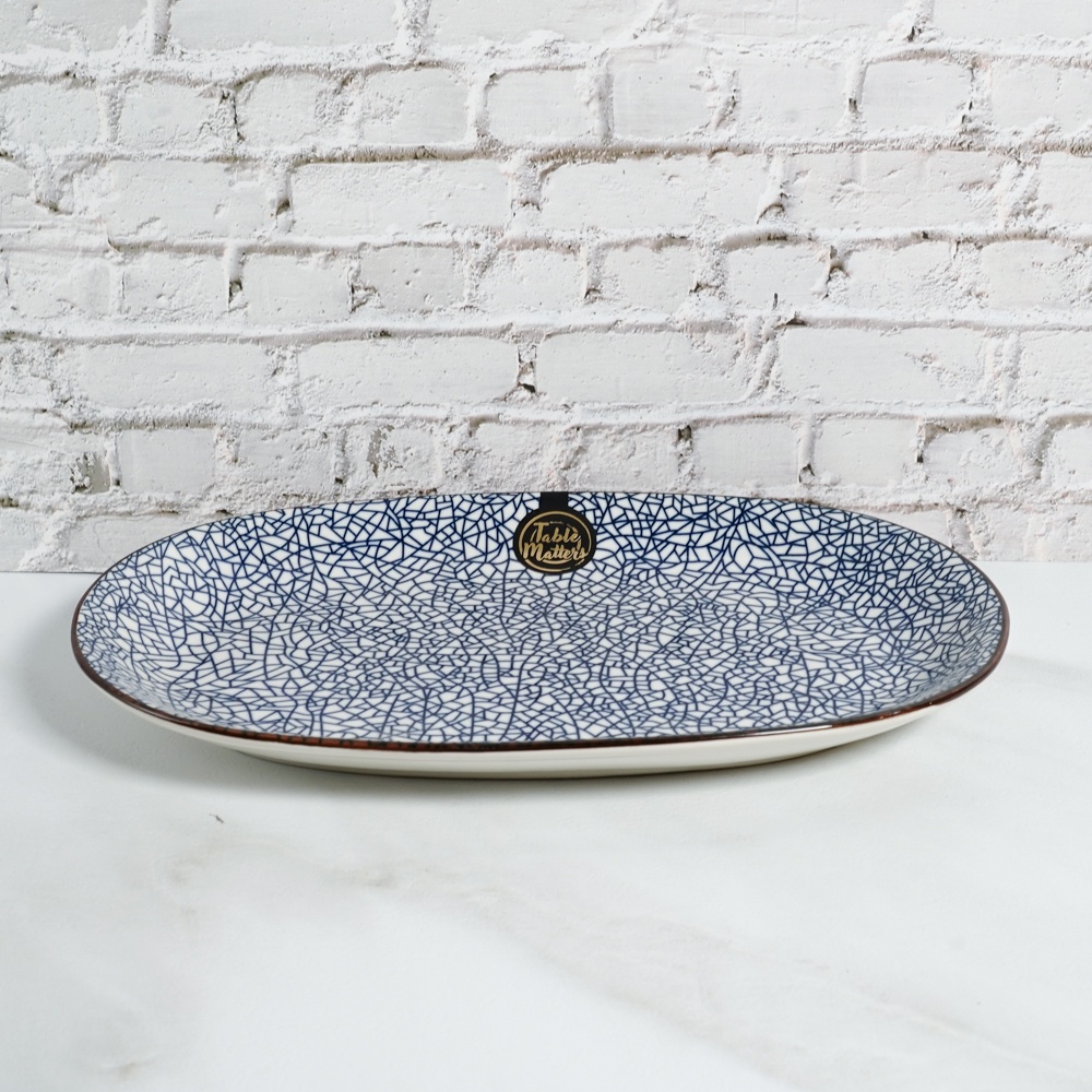 Table Matters - Kori - 12 inch Oval Shaped Plate | Shopee Singapore