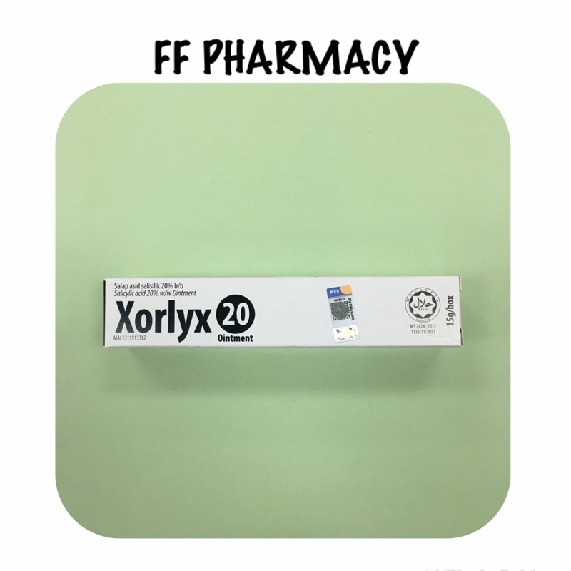 Xorlyx 20 Salicylic Acid 20% Ointment 15g [EXP OCT 2027] | Shopee Singapore
