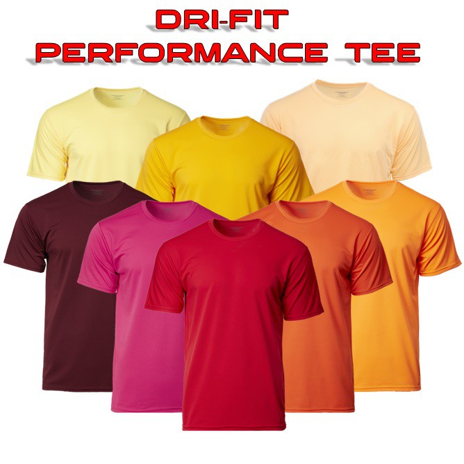 Crossrunner Dry fit Sport Performance Tees Dryfit Tshirt | Shopee Singapore