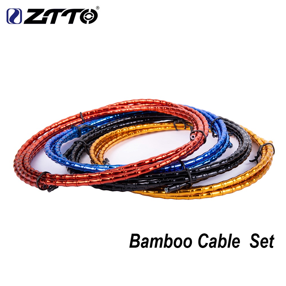 ZTTO Aluminum Bicycle Bamboo Cable Set For MTB Road Bike Brake/Shifting ...