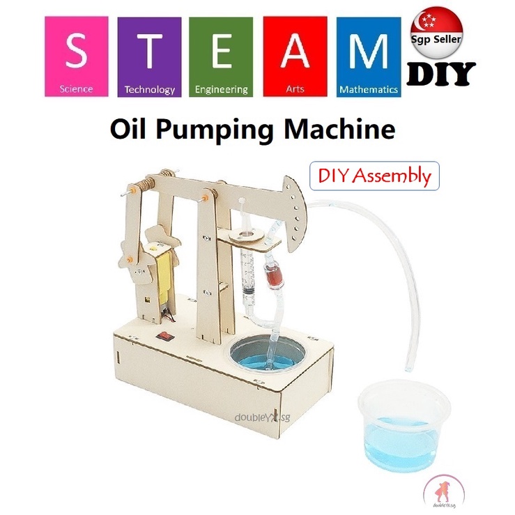 STEM DIY for Kids Educational Science Toy - Oil Pumping Machine Science ...