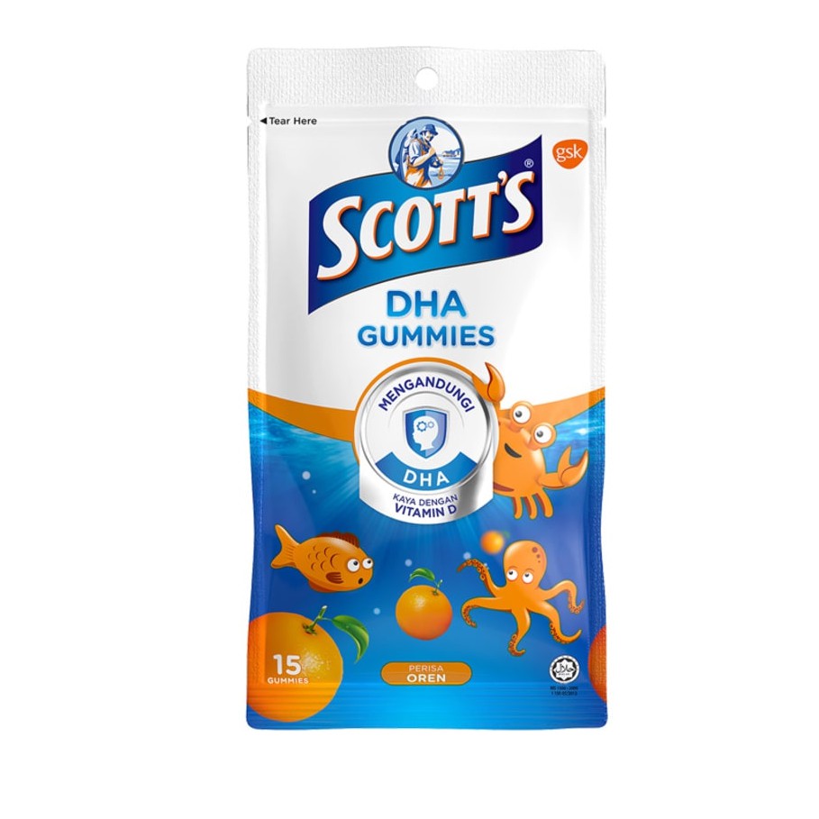 SCOTT’S DHA GUMMIES ORANGE (15’S) | Shopee Singapore