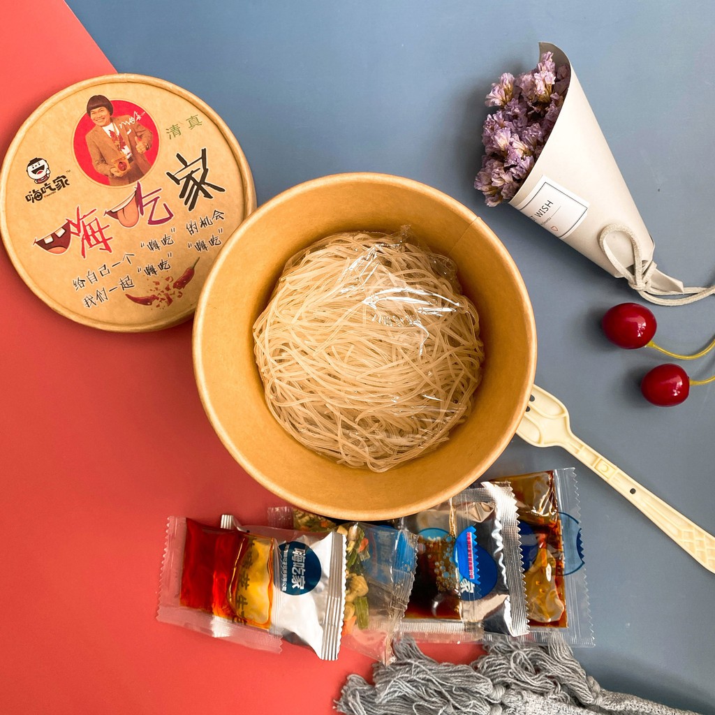 HAI CHI JIA Spicy & Sour Vermicelli(suan la fen) (6 Cups) 嗨吃家酸辣粉6桶装 6 x ...
