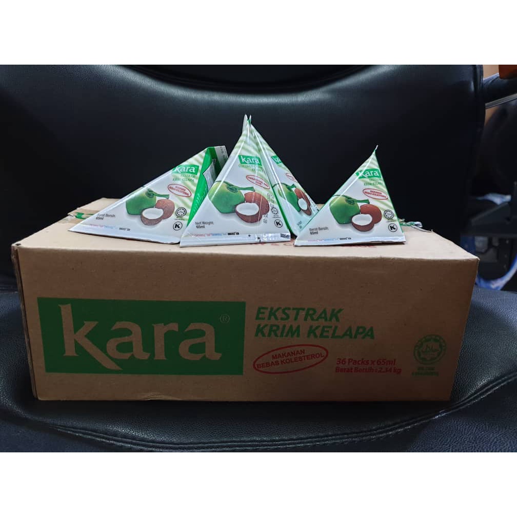 Kara Coconut Milk 65ml/Coconut Cream Extract (1 Box / 65ml x 36Pcs ...